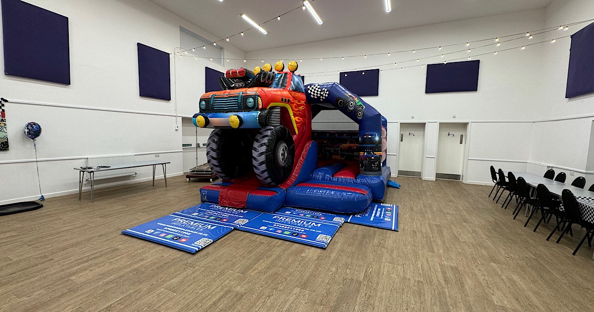 Monster Truck-Themed Birthday Party in Selby | Bouncy Castle Hire